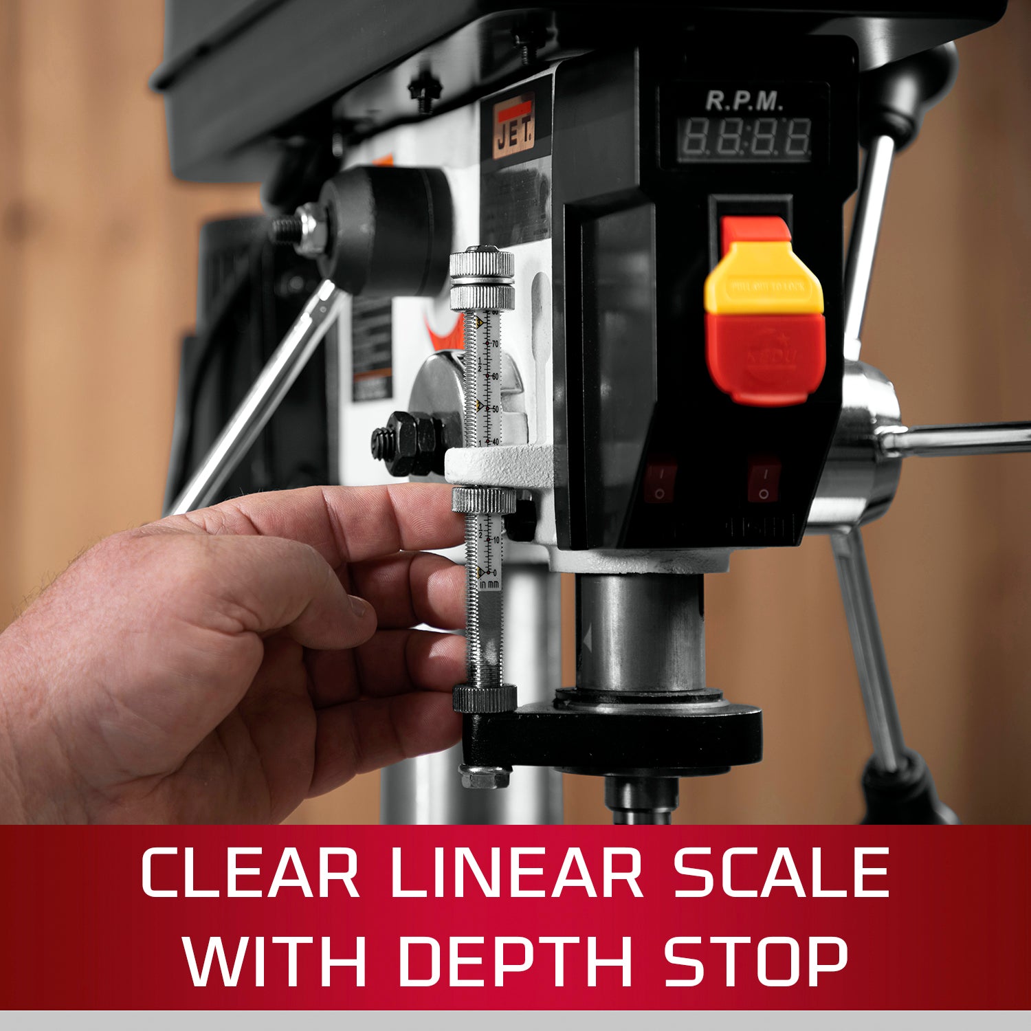 JET 12" Drill Press with DRO – Eagle Tools