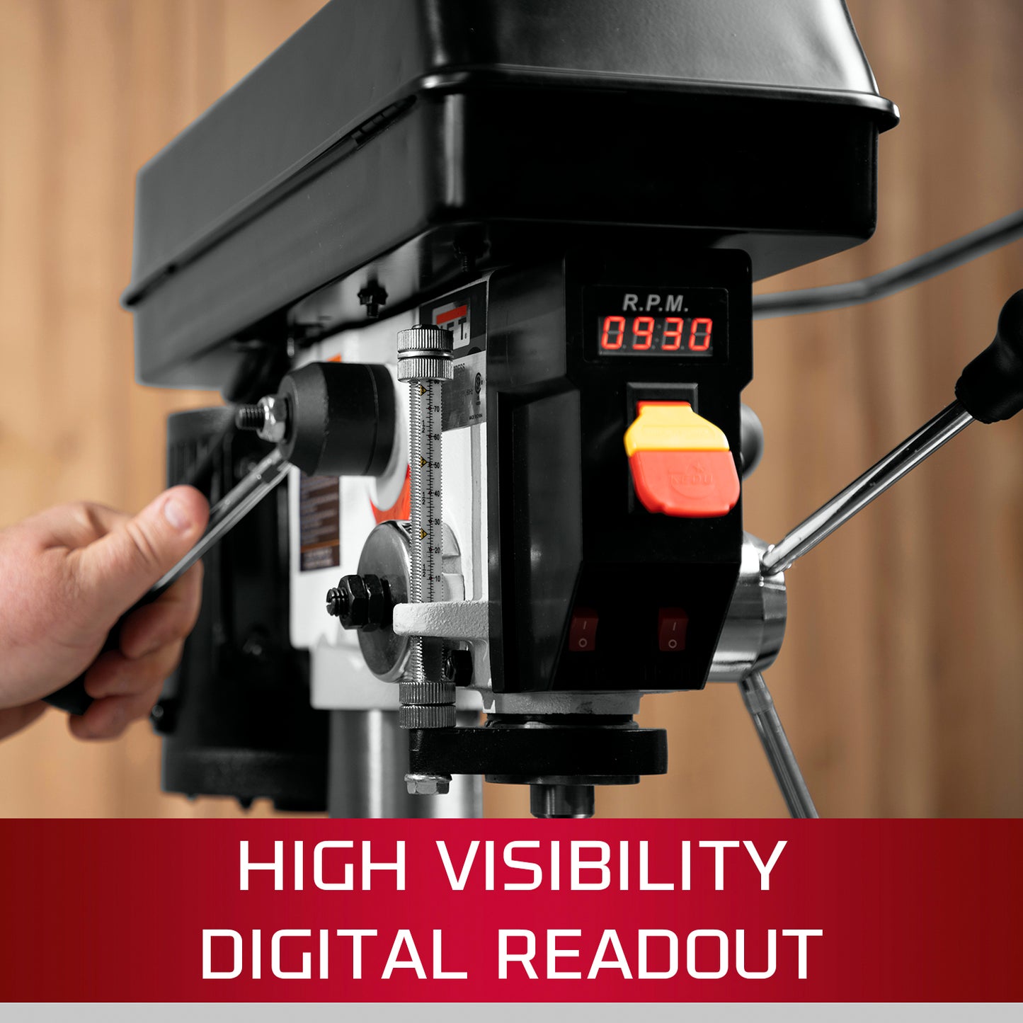 JET 12" Drill Press with DRO – Eagle Tools