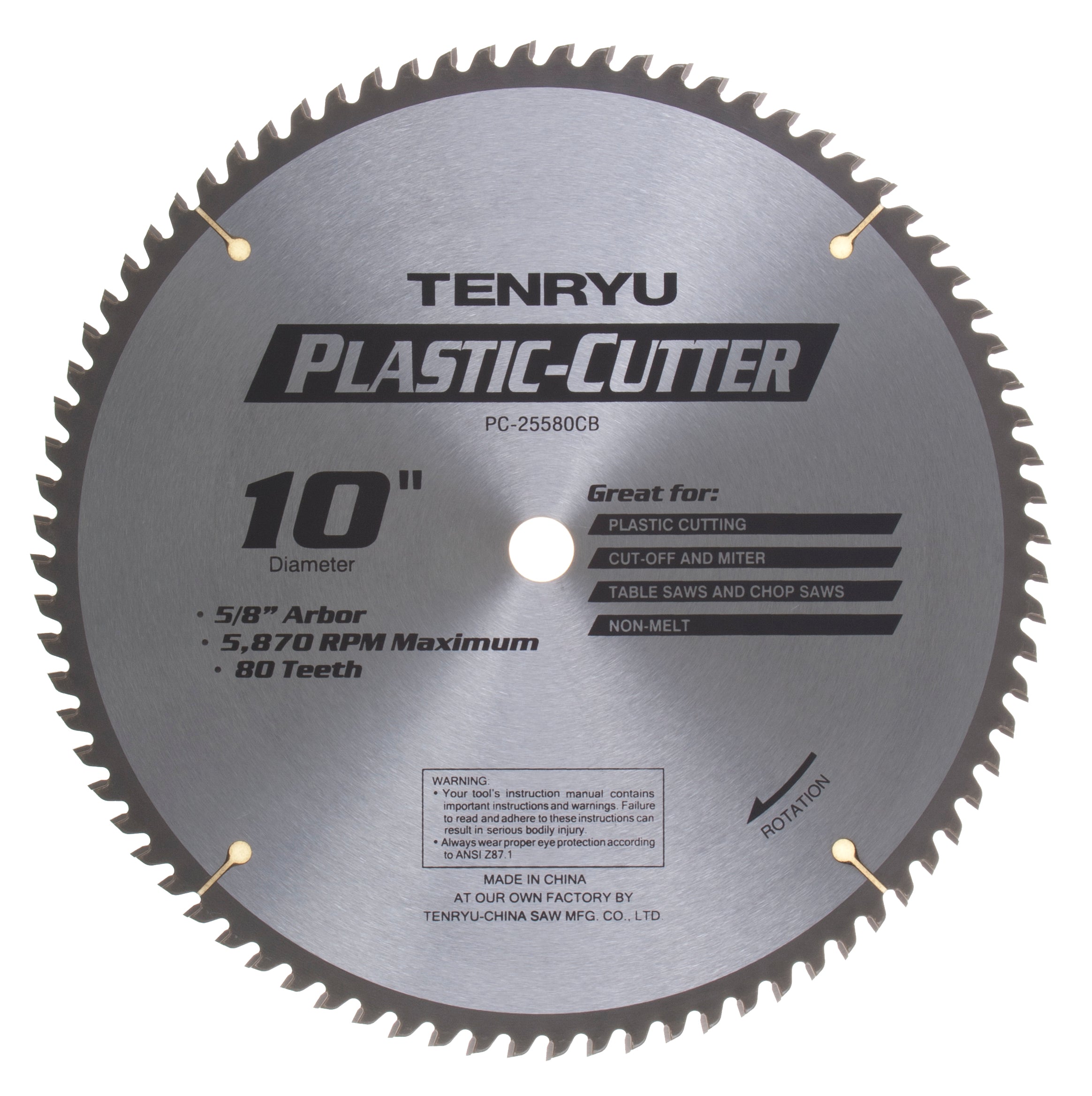 Tenryu 10" Plastic-Cutter Blade – Eagle Tools