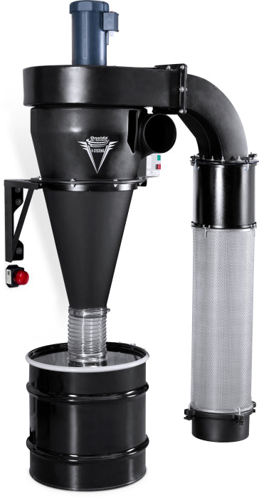 Oneida 3hp 230V V-System 3000 HEPA-GFM Cyclone Dust Collector – Eagle Tools